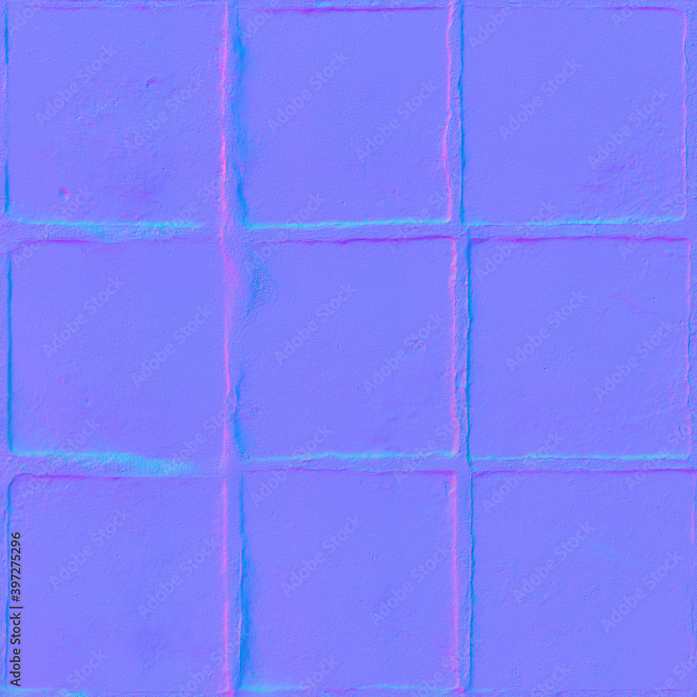 Floor tiled normal map for substance designers, or archviz materials ...
