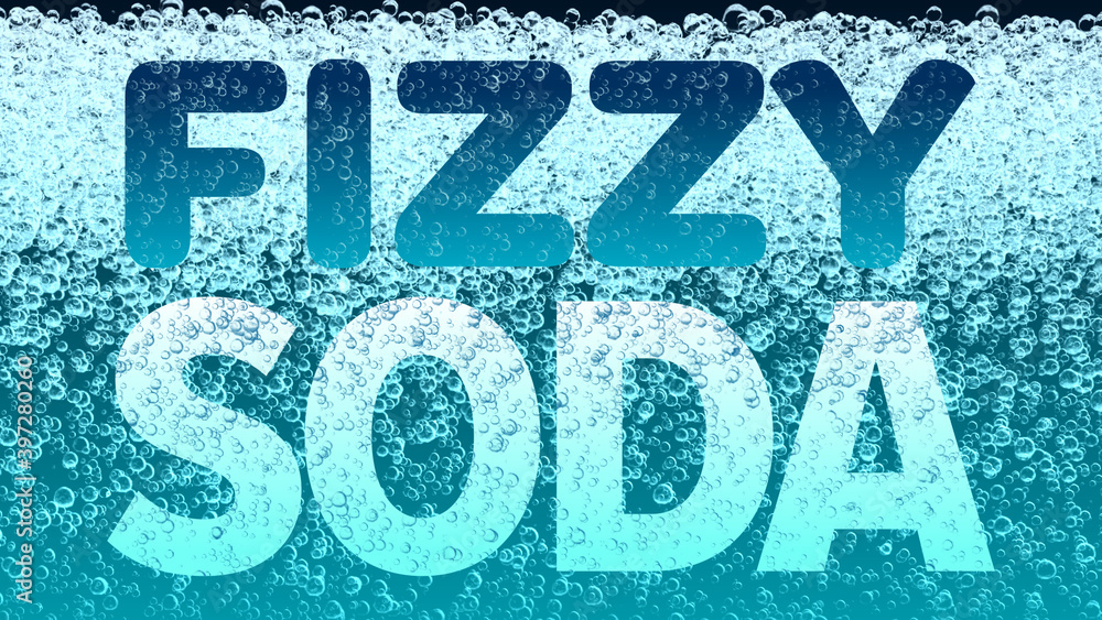 Fizzy Soda Title Stock Template | Adobe Stock