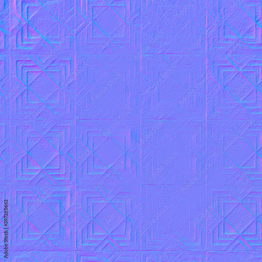 Floor tiled normal map for substance designers, or archviz materials ...