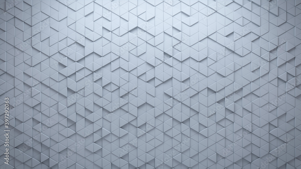 Futuristic, High Tech, light background, with a triangular block ...