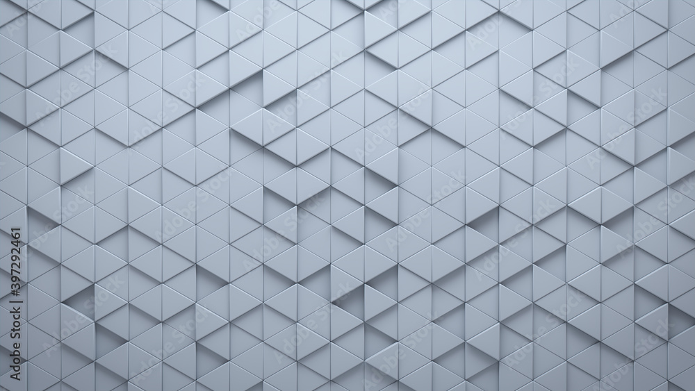 Futuristic, High Tech, light background, with a triangular block ...