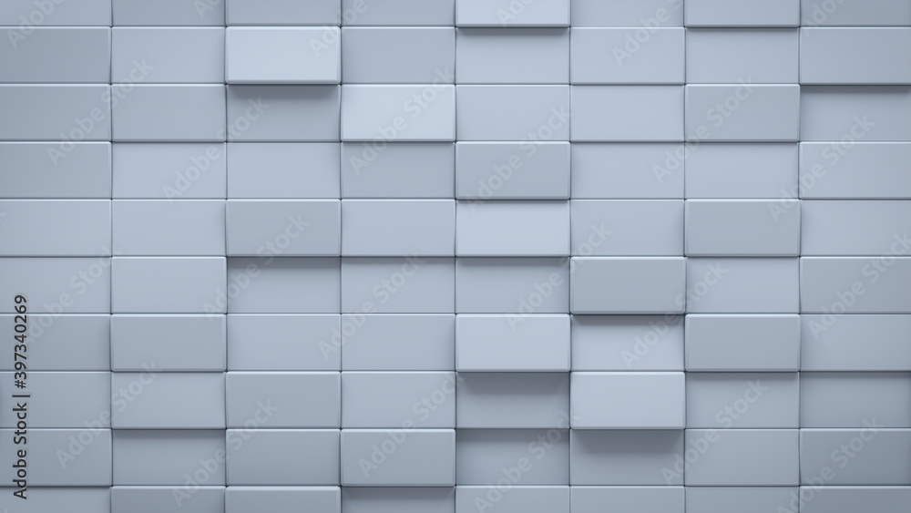 Futuristic, High Tech, light background, with a rectangular block ...