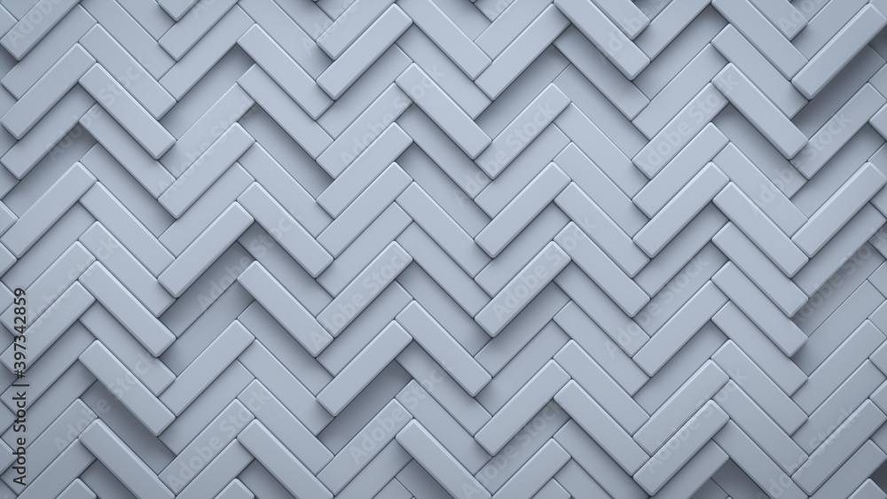 Futuristic, High Tech, light background, with a herringbone block ...