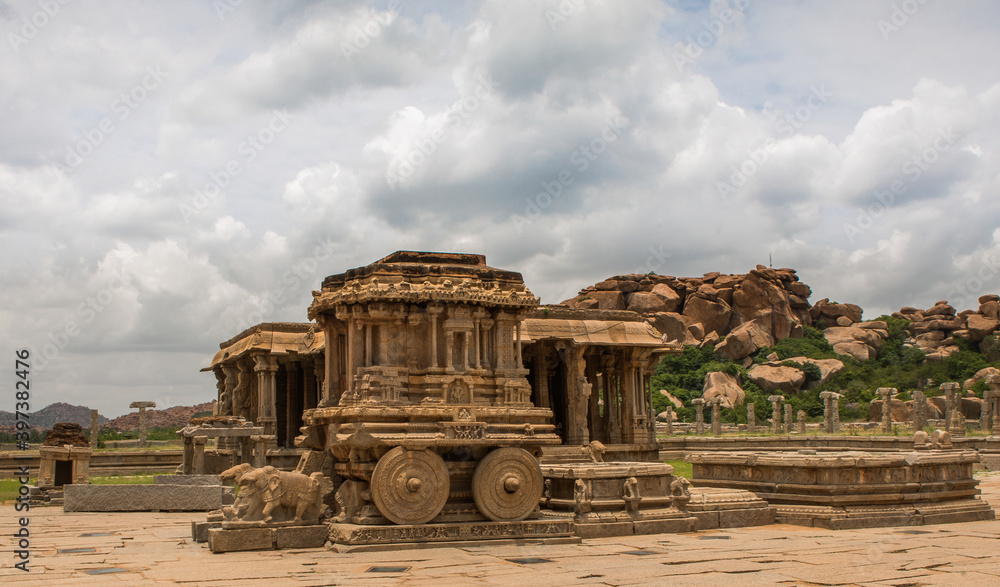 Vitthal Mandir in Hampi Stock Photo | Adobe Stock