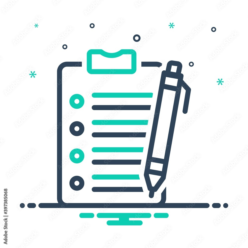 Mix icon for condition Stock Vector | Adobe Stock