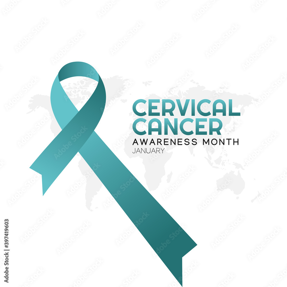 vector graphic of cervical cancer awareness month good for cervical ...