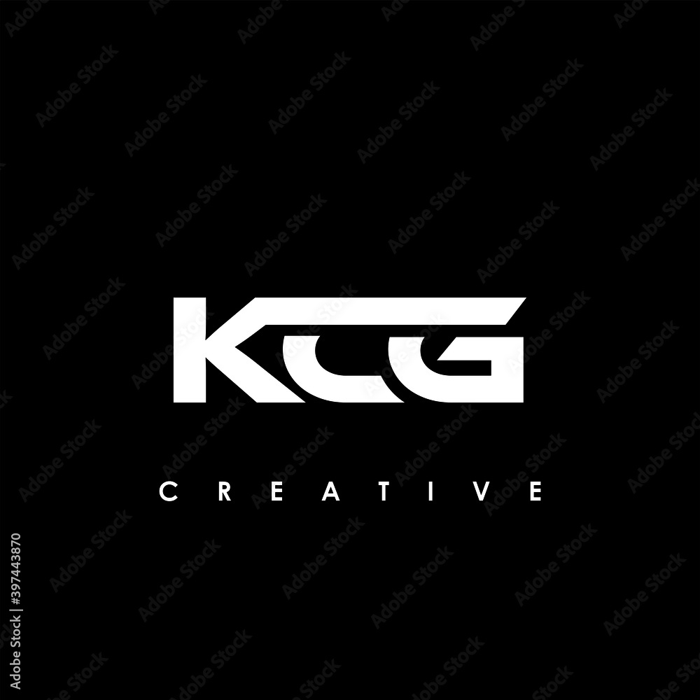 KCG Letter Initial Logo Design Template Vector Illustration Stock ...