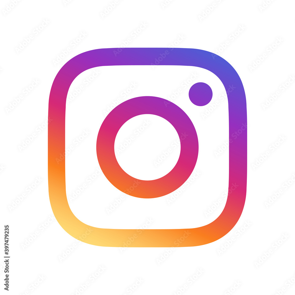 Instagram Logo - Vector - Original Gradient Color - Isolated ...