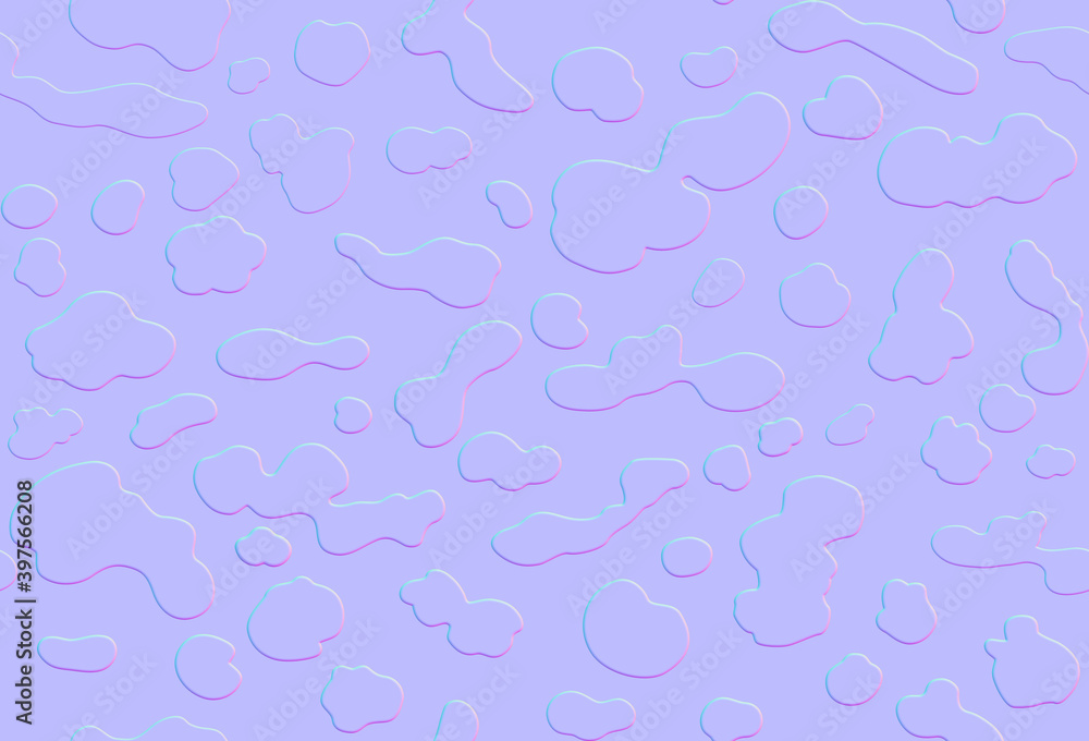 Liquid normal map background. And complete seamless pattern. Stock ...