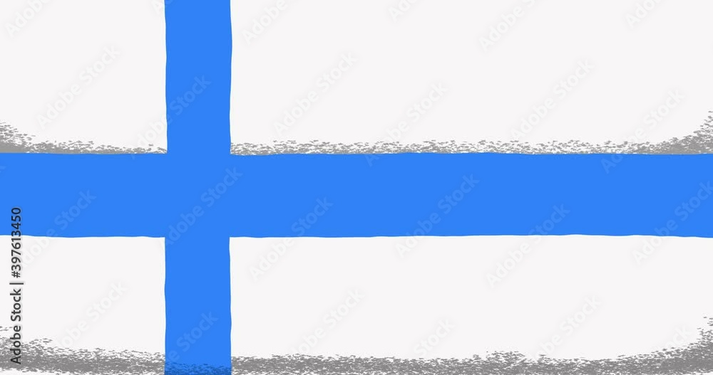 Endless background with the flag of Republic of Finland stylized as a ...