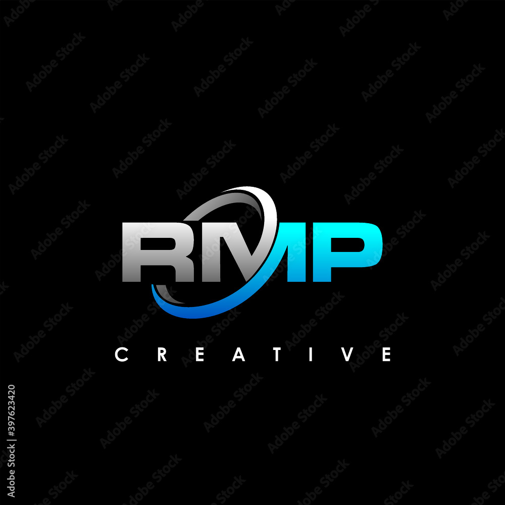 RMP Letter Initial Logo Design Template Vector Illustration Stock ...