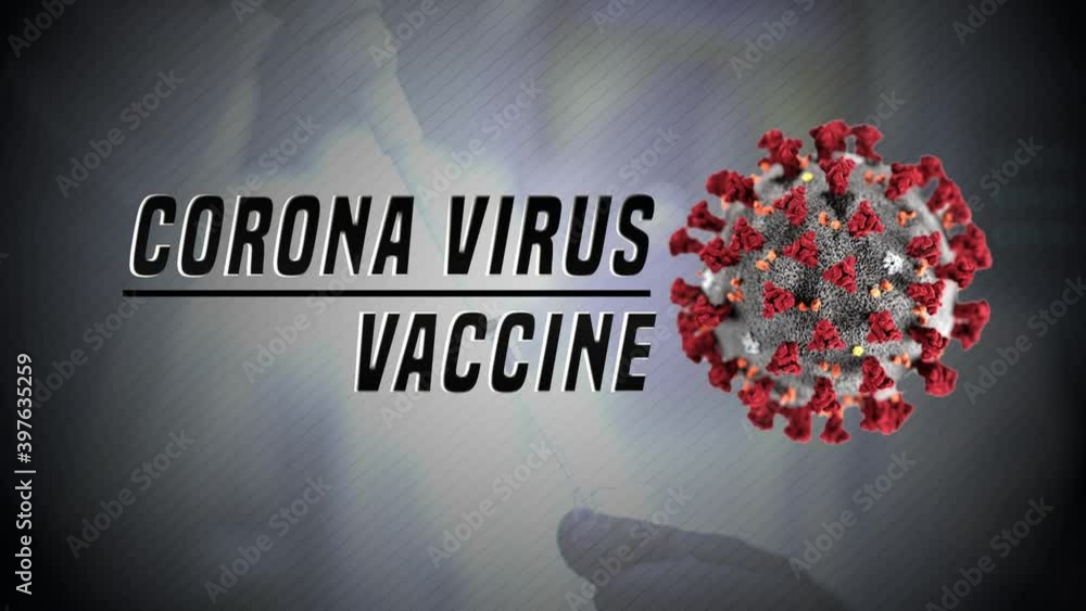 Animated motion graphics, news open, for Corona Virus, COVID-19 ...