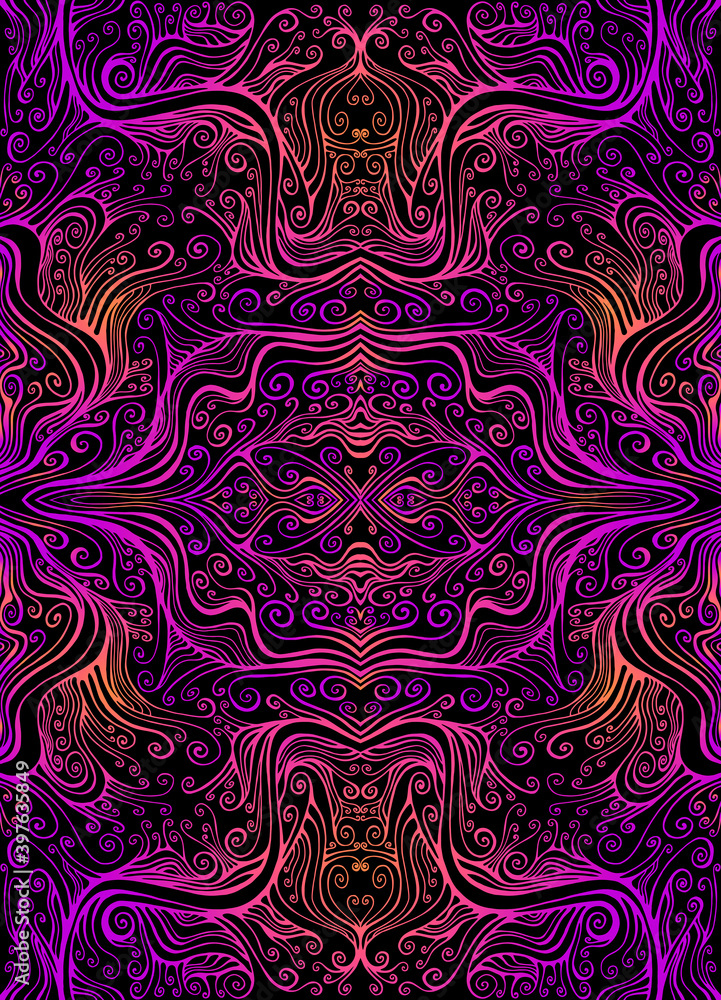 Purple Pattern Vintage