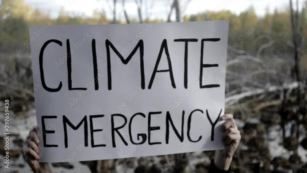 climate emergency, climate crisis, climate change. environmental ...