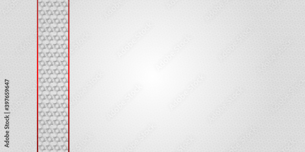 Red white abstract business background with islamic pattern Stock ...