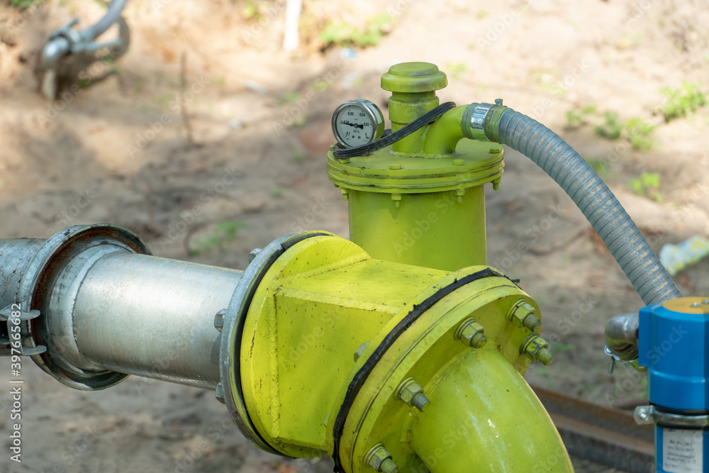 drainage system for pumping out groundwater out of the ground. Water ...