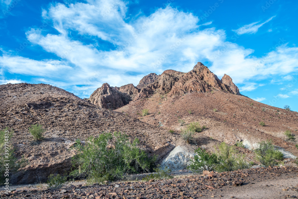 An overlooking view of nature in Yuma, Arizona Stock Photo | Adobe Stock