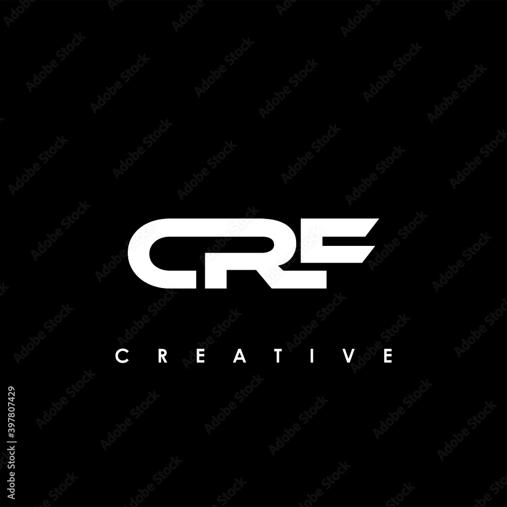CRF Letter Initial Logo Design Template Vector Illustration Stock ...