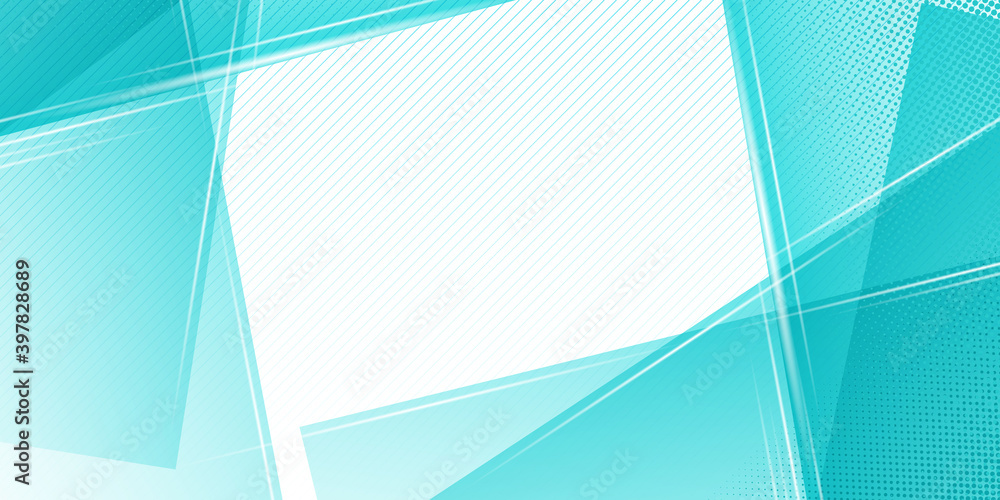 Modern light blue abstract background on white background with light ...