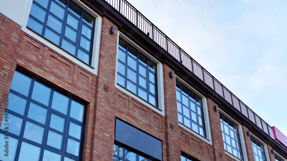 Modern Brick Office Building