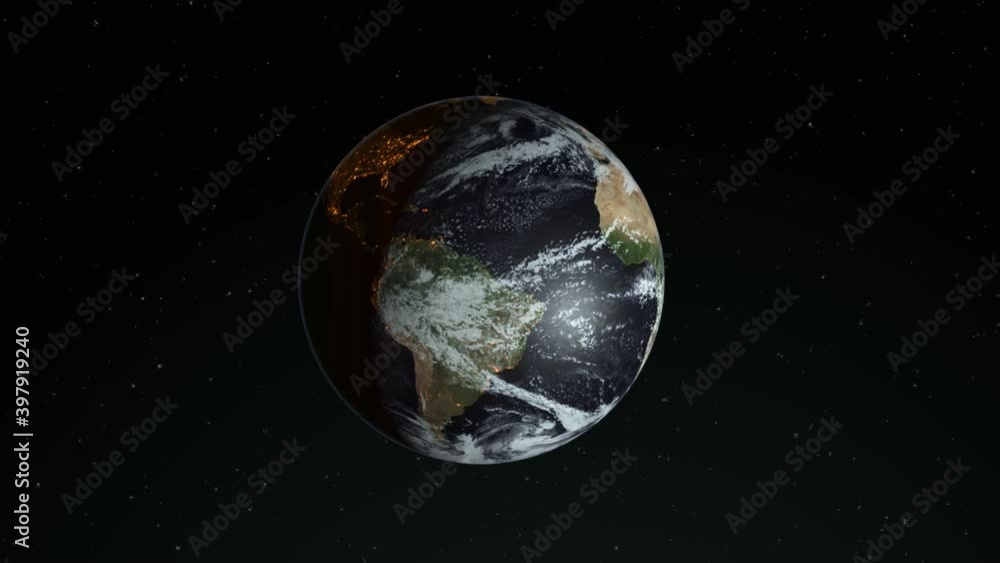 View earth rotating planet rotating zoom rotating earth spinning planet ...