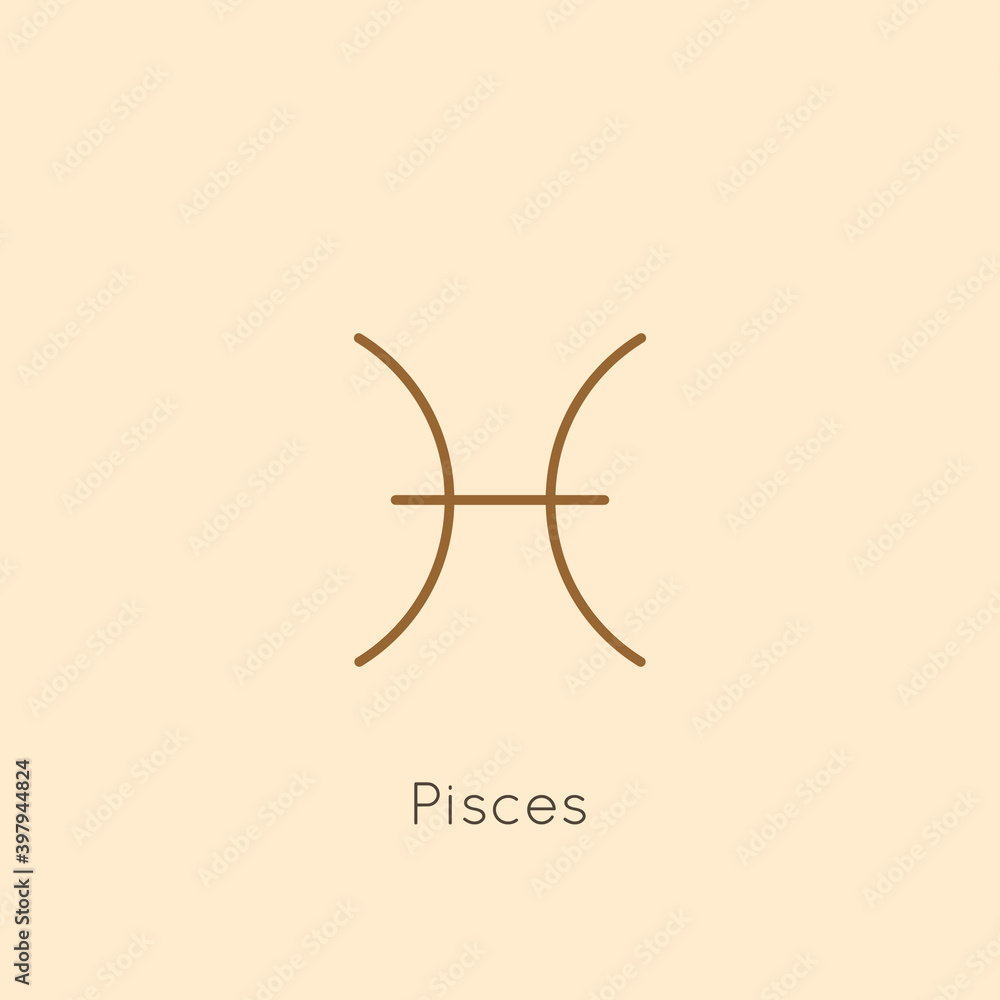 Pisces Horoscope Sign Tattoo