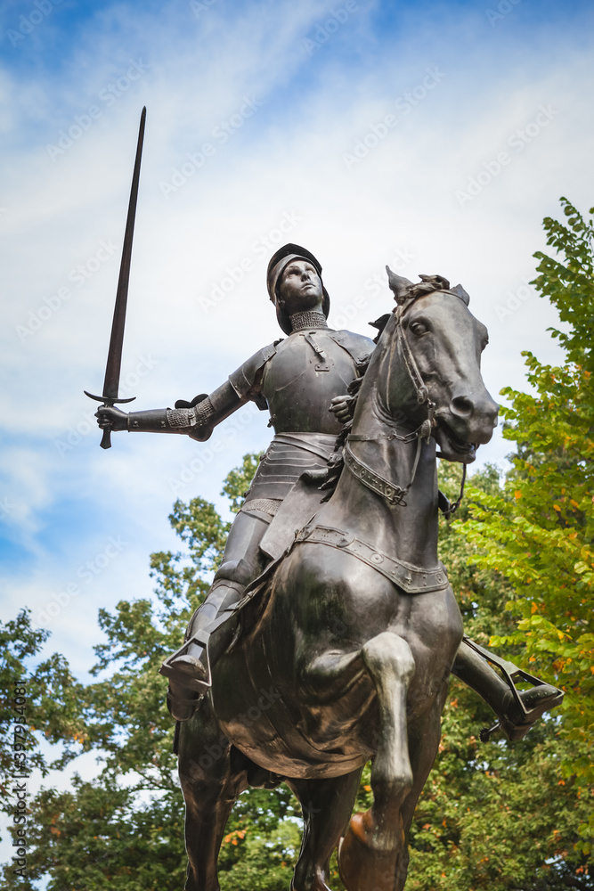 Joan of Arc statue in Meridian Hill Park in the Columbia Heights ...
