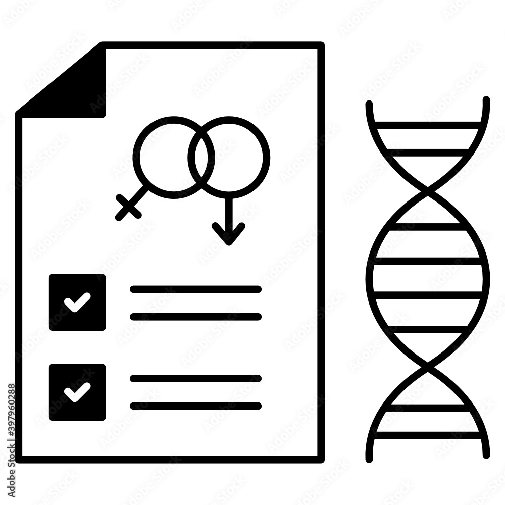 Matching Process Vector Glyph Icon Design, In Vitro Fertilization ...