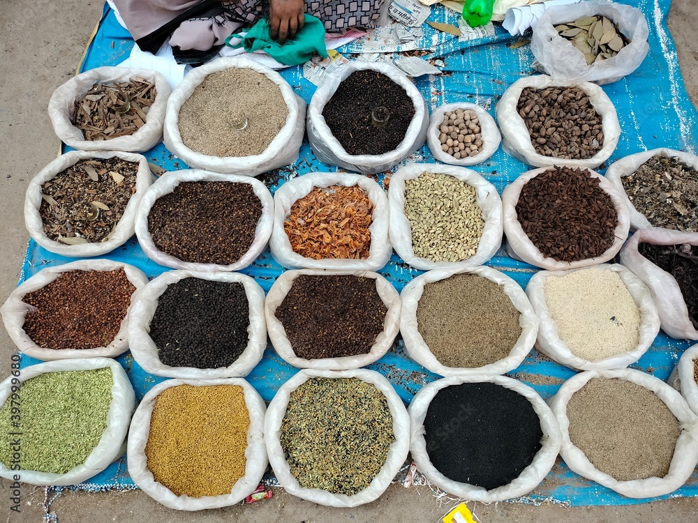 Goa, Maharashtra/India- November 21 2020: A variety of rare and ...