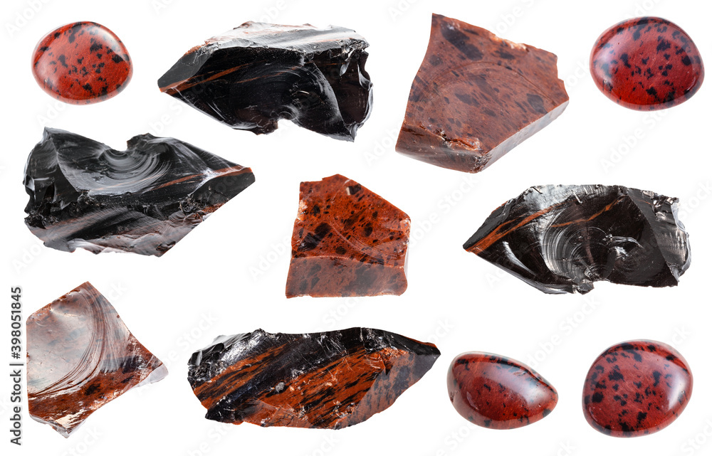 Red Obsidian Rock