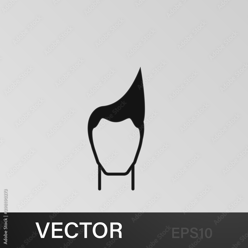 male hairstyle icon.Element hairstyles icon. Premium quality graphic ...