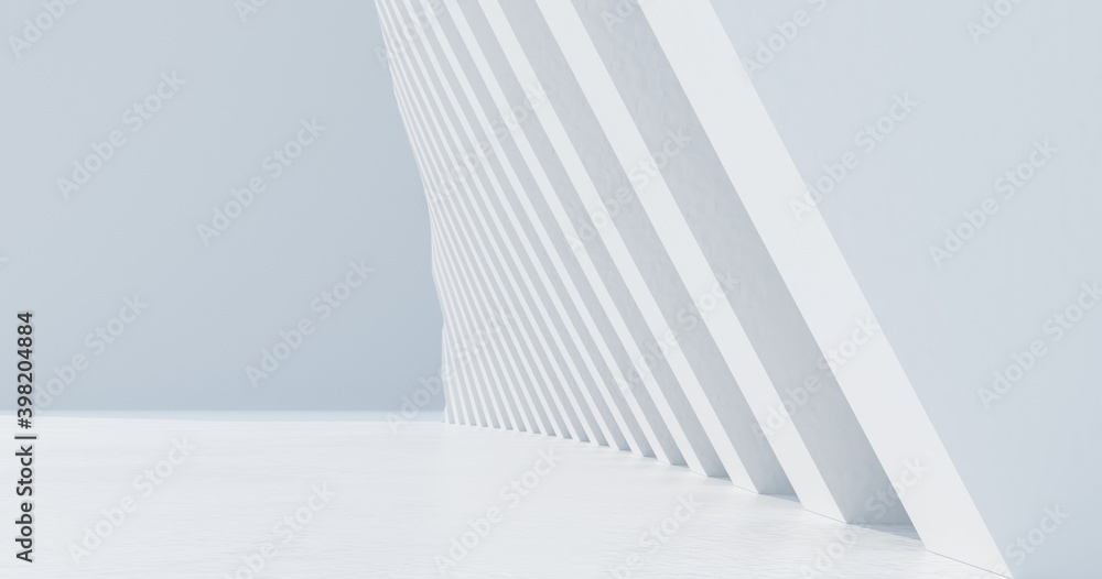 Parametric architecture of the future for presentations, graphic design ...