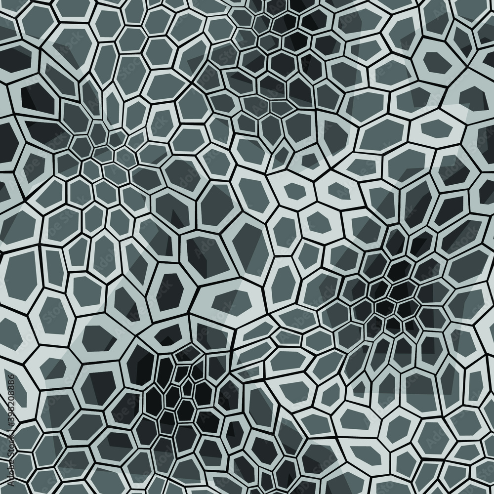 Camouflage geometric seamless pattern texture. Abstract military camo ...