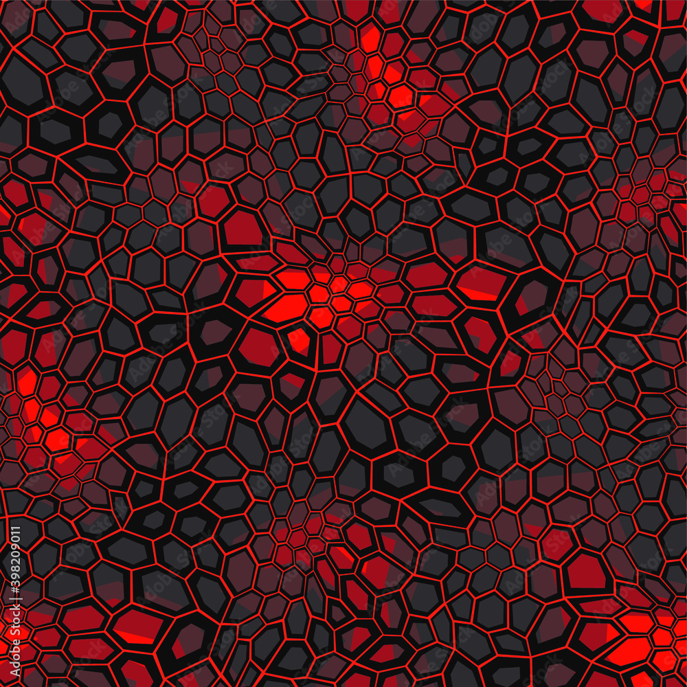 Camouflage geometric seamless pattern texture. Abstract military camo ...