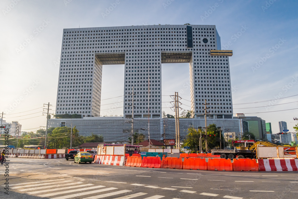BANGKOK, THAILAND - FEB 24, 2017: The Elephant or Chang Building at ...