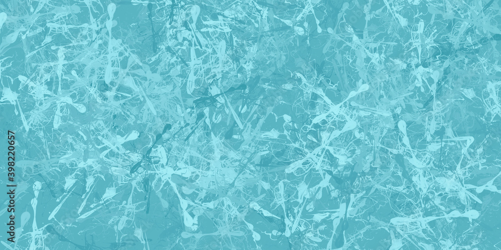 blue abstract acrylic background with brush strokes and splashes Stock ...