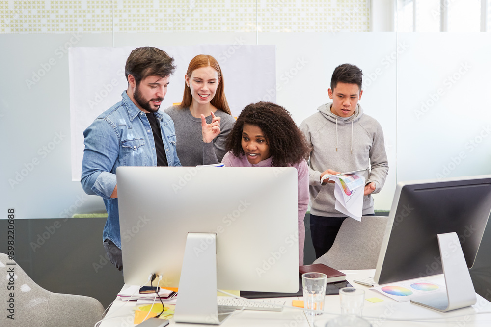Web designer and developer on the computer Stock Photo | Adobe Stock