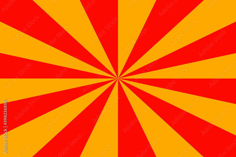 red sun rays for product display, illustration red sunburst background ...