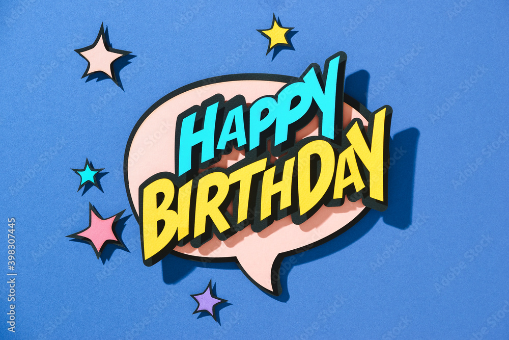 Happy Birthday Stock Photo | Adobe Stock