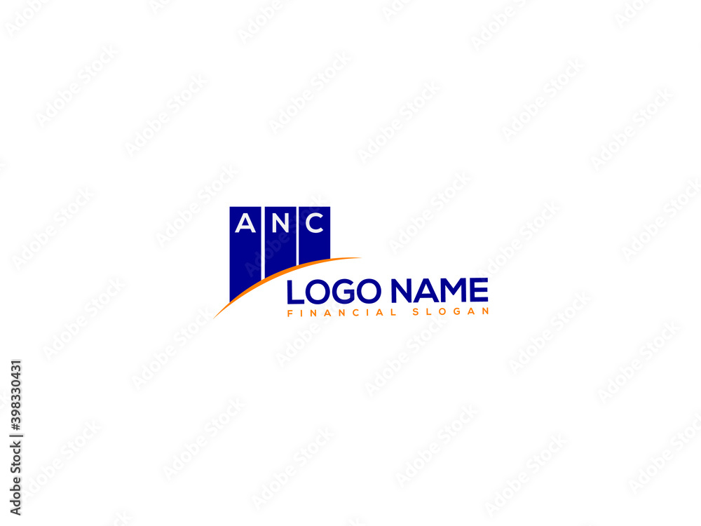 letter ANC logo image, anc letter type logo Stock Vector | Adobe Stock