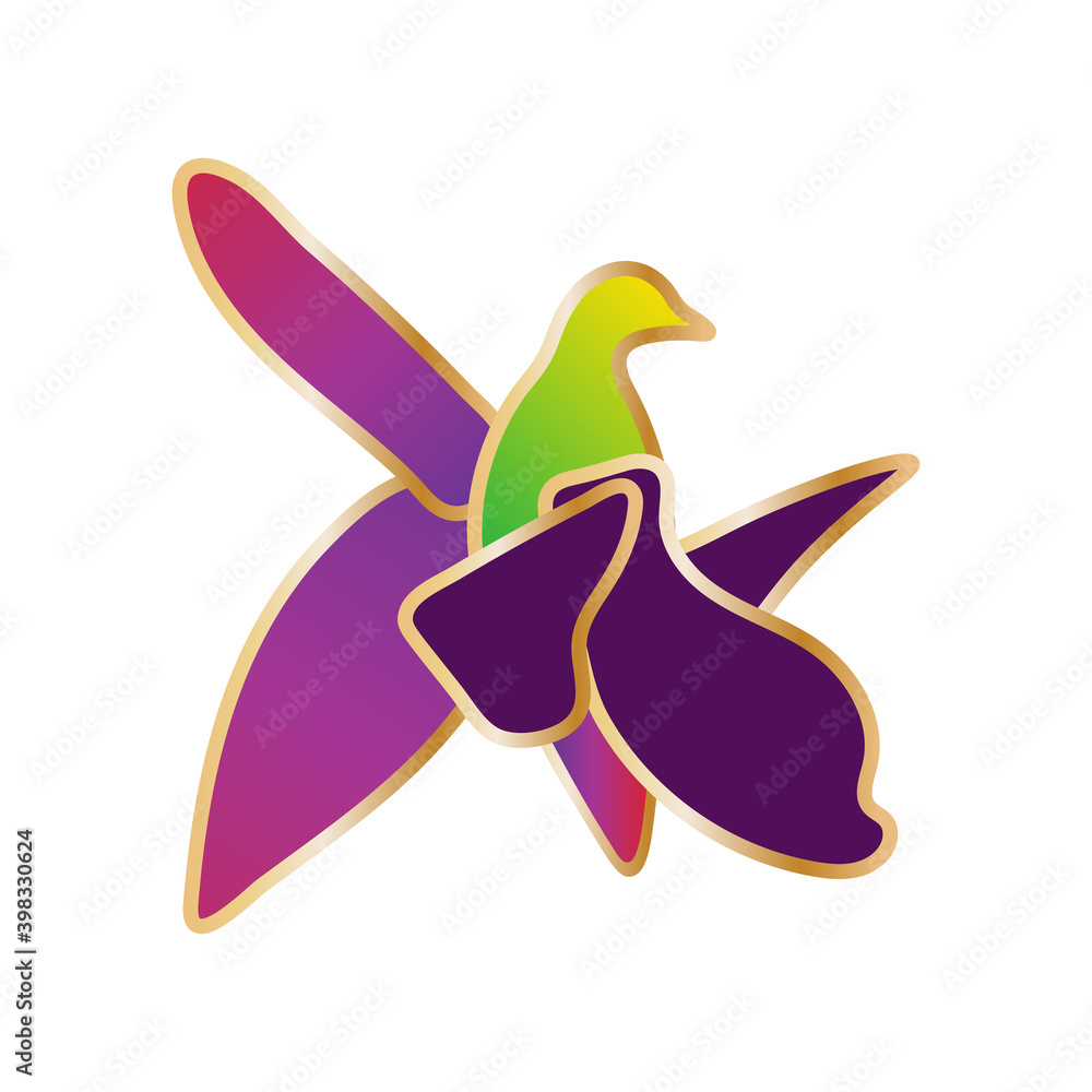 Khari Bulbul flower vector illustration.Symbol of Azerbaijani martyrs ...