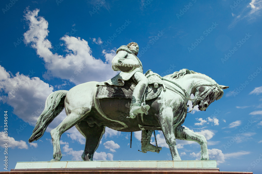 The Karl Johan monument is an equestrian statue of the Swedish ...