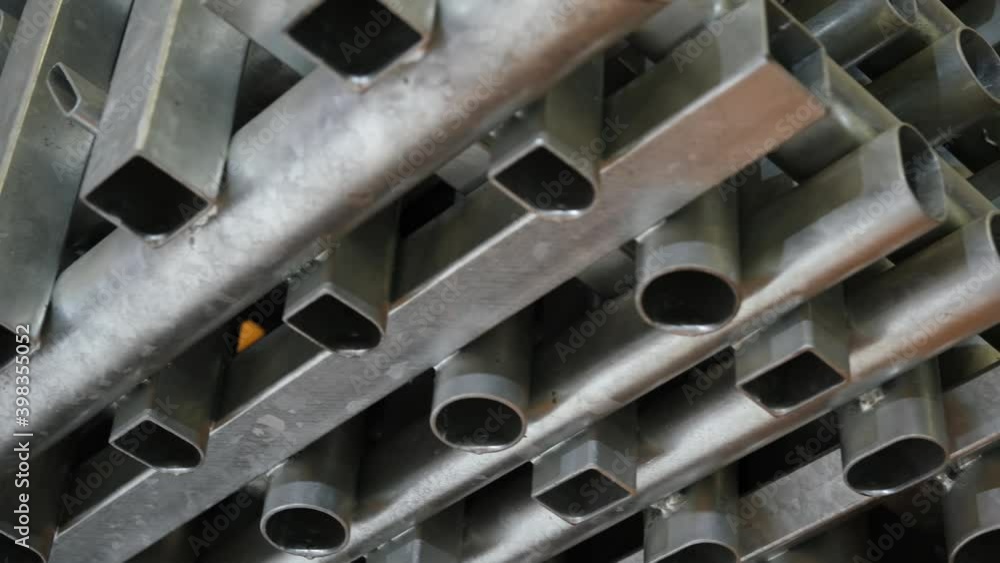 Metal pipes used in the industry of various sizes and thicknesses are ...