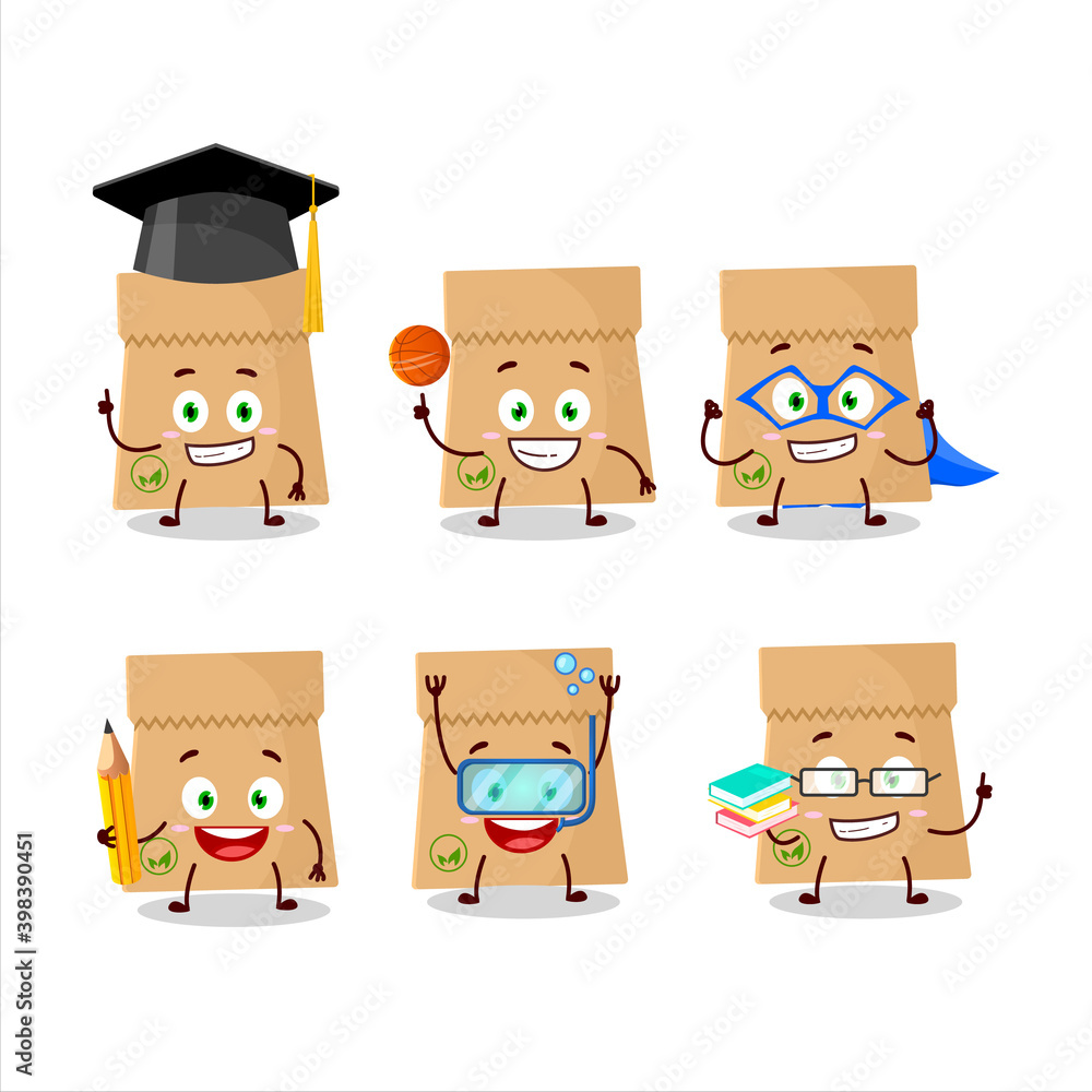 Recycle Paper Cartoon