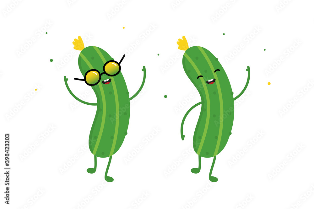 Dancing Pickle Cartoon