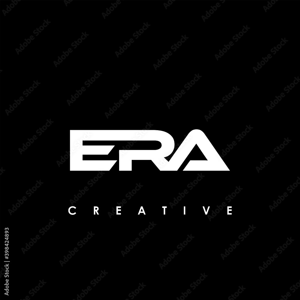 ERA Letter Initial Logo Design Template Vector Illustration Stock ...