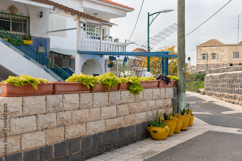 Architecture in the national Adyghe style in the Muslim Circassian ...