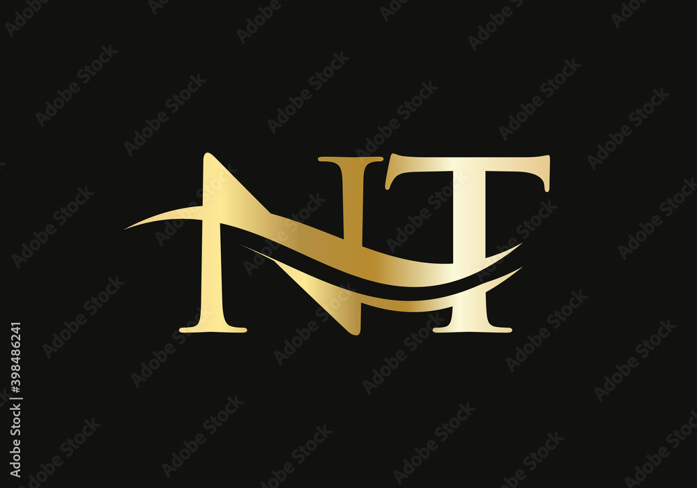 Swoosh Letter NT Logo Design for business and company identity ...