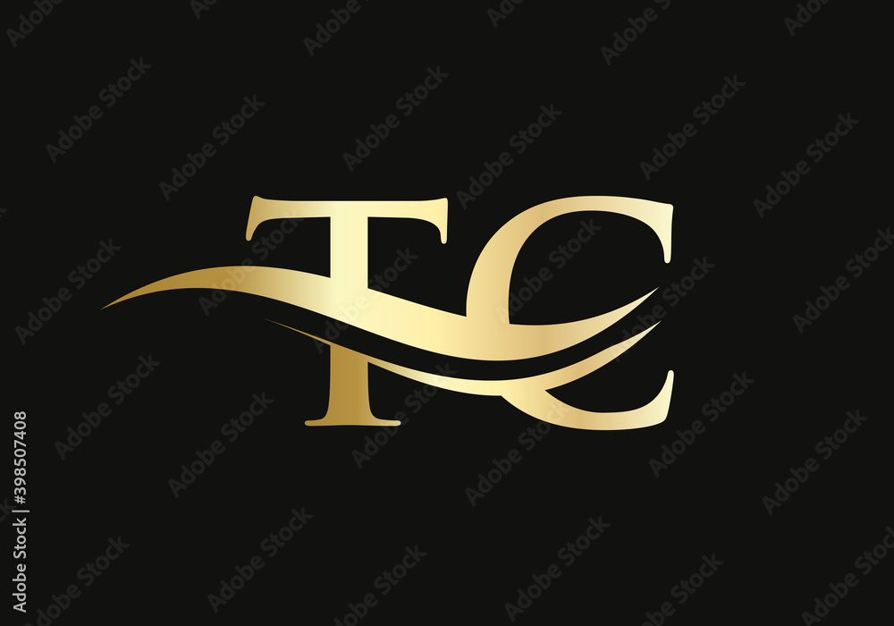 TC Letter Logo Design for business and company identity. Creative TC ...