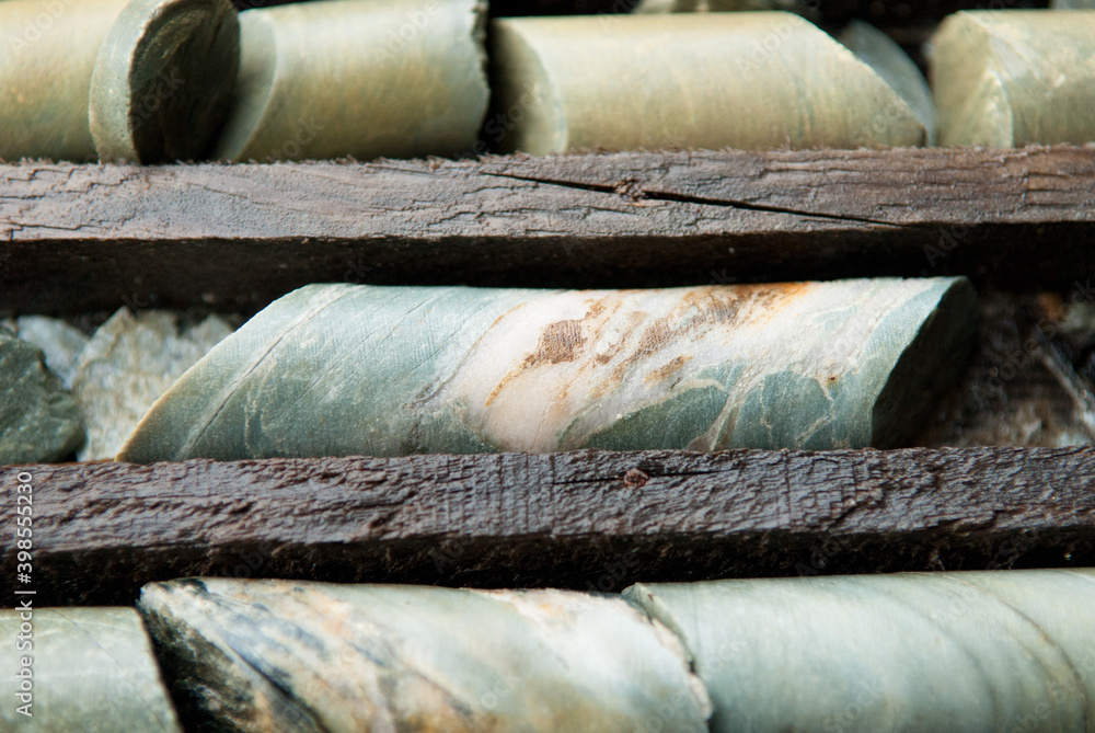 trays of core samples Stock Photo | Adobe Stock